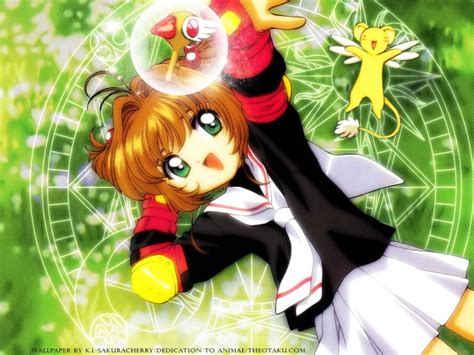Card Captor Kerberos Hd Pretty Anime Sakura Kero Cute Card Captor Sakura Art Kinomoto