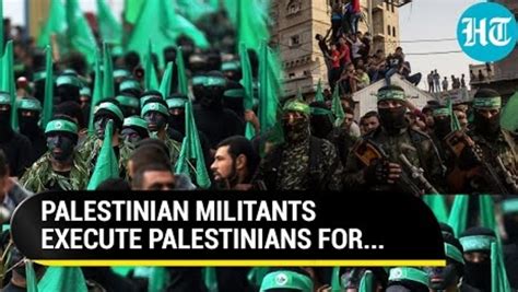 Palestinians Shout Allah U Akbar As Militants Parade Executed