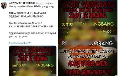 Beredar Flyer Pesta Seks Bdsm Rayakan Malam Tahun Baru Di Bekasi Biaya Rp Ribu Republika