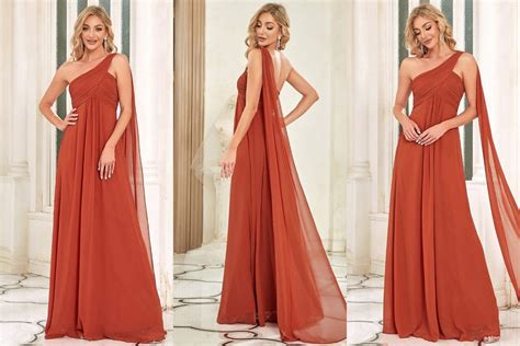 The 10 Best Burnt Orange Bridesmaid Dresses You Bridal Party Will Love