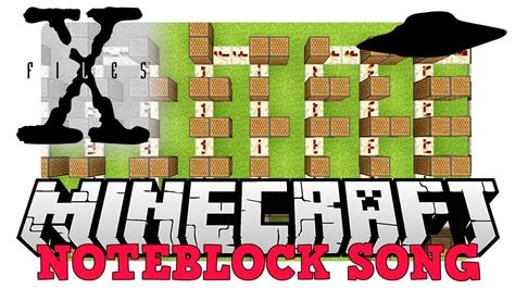 X Files Theme Minecraft Note Block Song Youtube