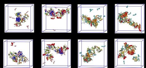 Representative Snapshots At The End Of The Simulations For Different