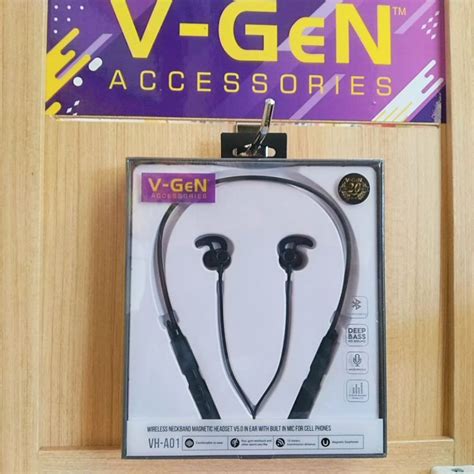 Jual Headset Wireless Neckband V Gen Vh A01 Shopee Indonesia