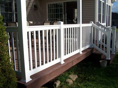 Vinyl Deck Railings Installation Home Design Ideas