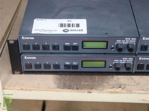 4 Extron DVS 304 Video And RGB Scalers With Rack Mount S N Various
