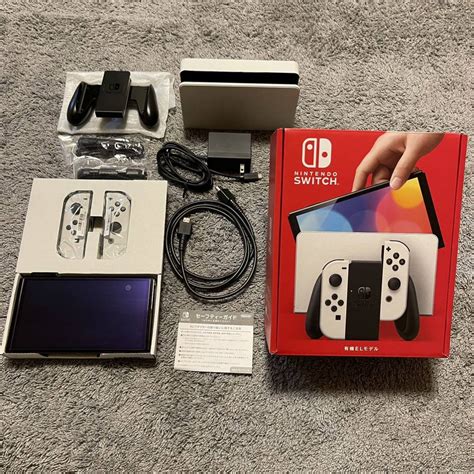【未使用】 【未使用品】任天堂 ニンテンドースイッチ 有機elモデル 本体 Nintendo Switch Joy Con L R