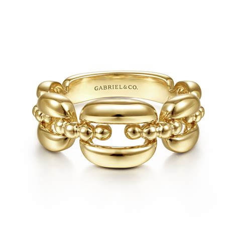Shop Chain Link Rings Unique Chain Rings Gabriel And Co
