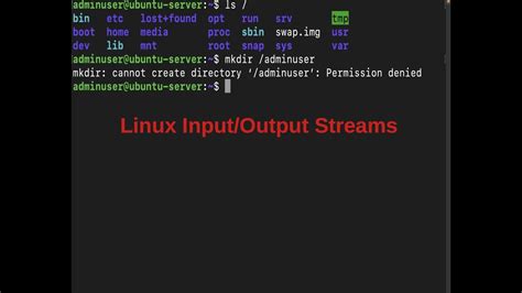 Linux Inputoutput Streams Tatog Explains Youtube