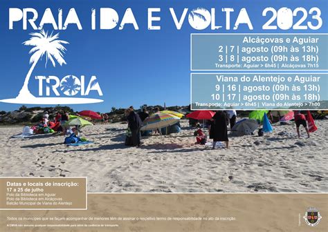 Antena Sul Câmara De Viana Do Alentejo Promove “praia Ida E Volta 2023”