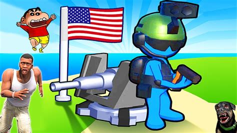 SHINCHAN NOOB VS PRO VS HACKER IN FIGHT FOR AMERICA WITH FRANKLIN NAD CHOP DREAM SQUAD YouTube