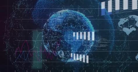 Animation Of Data Processing And Globe O Stock Video Pond5