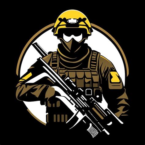 Premium Vector Soldier Vector Illustration