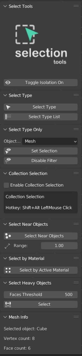 Selection Tools Blender Market