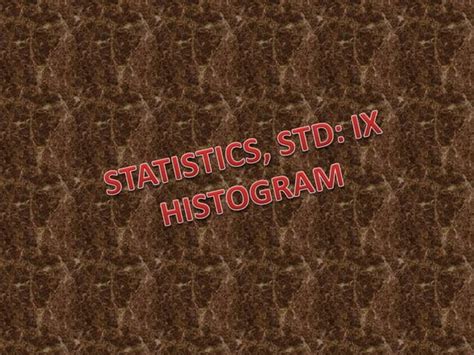 Powerpoint Presentation Histogram Ppt