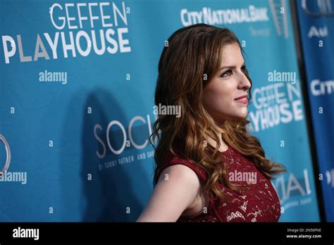 Anna Kendrick Arrives At Backstage At The Geffen Gala On Saturday