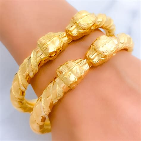 Extravagant Engraved Pipe Bangles Andaaz Jewelers