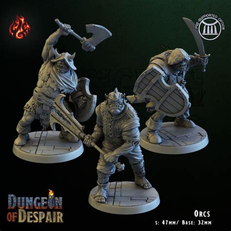 3d Printable Orc Warriors By Crippled God Foundry