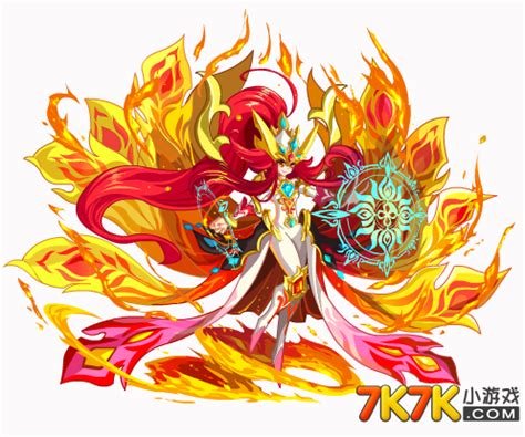 奥奇传说红莲女皇末炎高清大图欣赏 奥奇传说红莲女皇末炎 7k7k奥奇传说