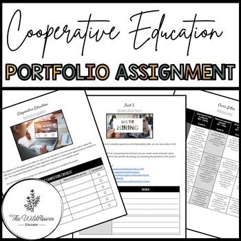 Cooperative Education Career Portfolio Assignment Preparing For The Job Dco O