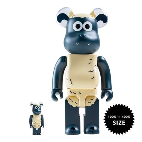 Medicom Toy Berbrick Shaun The Sheep 100 And 400 Toy Tokyo