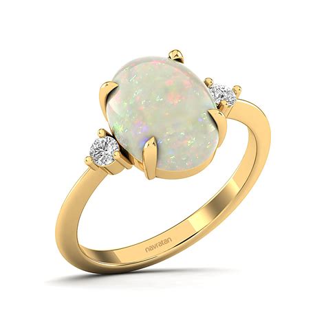 The Ornamental Asscher Opal Ring