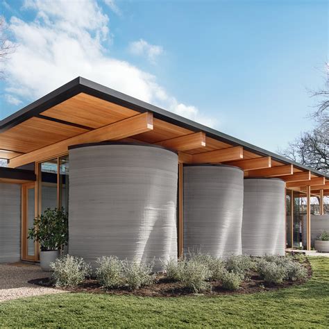 Sanders Architecture Designs Austin House Around Grove Of Oak Trees