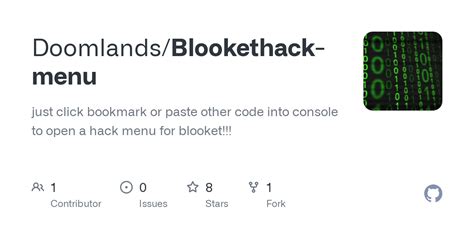 GitHub Doomlands Blookethack Menu Just Click Bookmark Or Paste Other Code Into Console To