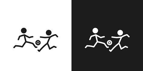 축구 아이콘 픽토그램 벡터 디자인 스틱 피규어 남자 축구 선수 벡터 아이콘 기호 기호 픽토그램 팀 스포츠 개념 개념에 대한 스톡 벡터 아트 및 기타 이미지 Istock