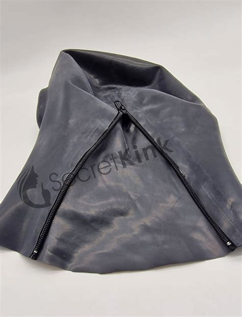 Anatomical Latex Hood With Mouth Sheath And Nose Tubes