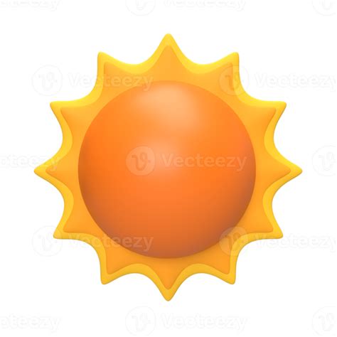 3d Sun Rendered Object Illustration 12794864 Png