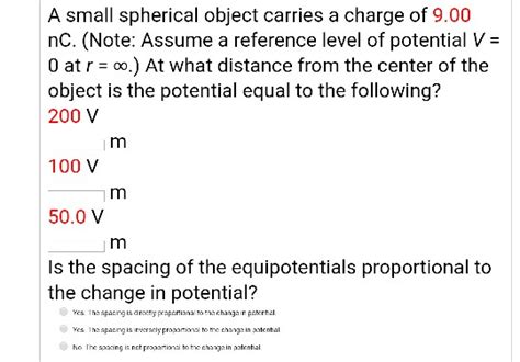 solved a small spherical object carries a charge of 9 00 nc