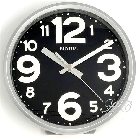 100 Original Rhythm Silent Small Analogue Wall Table Desk Clock Jam Dinding Meja Cmg890