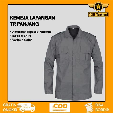 Jual Ripstop Series Kemeja Lapangan Tactical Pdl Outdoor Lengan