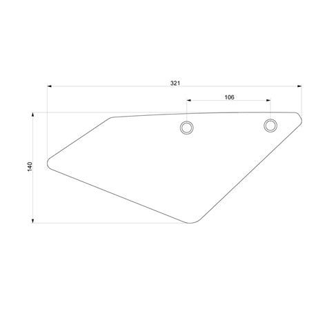 Barracuda Number Plate Kit For Honda CB R Seat Cowls Number Plates Design