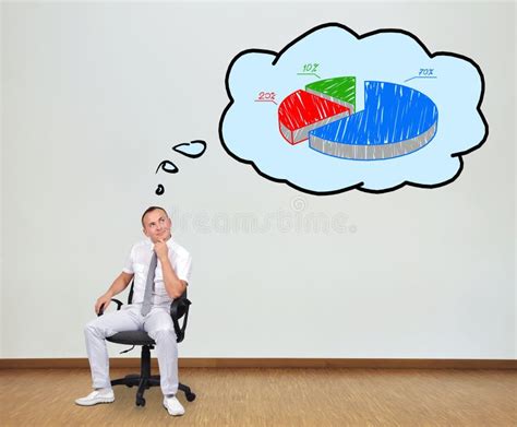 Thinking About Pie Chart Stock Photo Image Of Chart