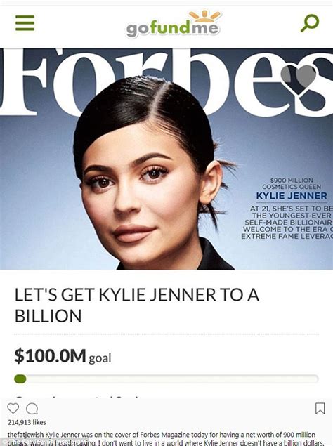 Kylie Jenner Billionaire Daily Mail