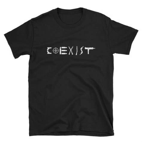 Coexist Virginia Pro Guns T Shirt Fifty Stars Apparel