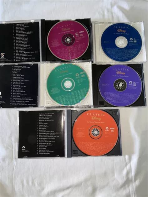 Classic Disney Vol 1 2 3 4 5 Sammlung 60 Years Of Musical Magic Cd £
