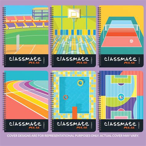 Buy Classmate Single Line Spiral Notebook 267 X 203mm Assorted Design