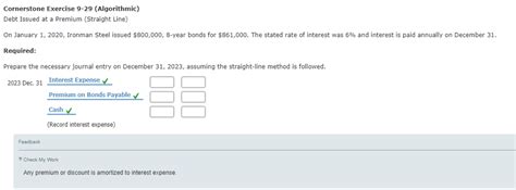 solved cornerstone exercise 9 29 algorithmic debt issued