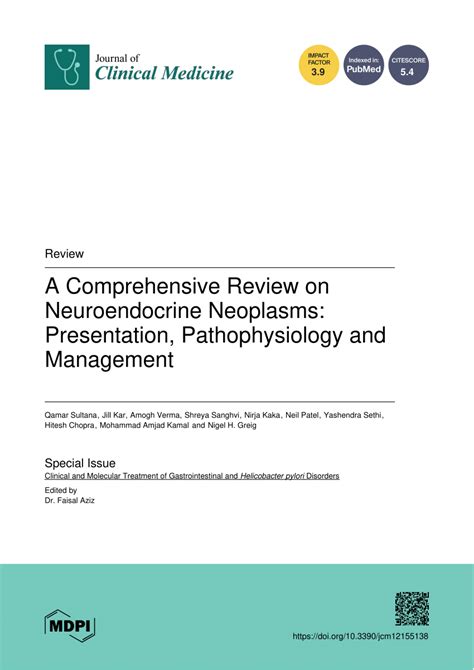 Pdf A Comprehensive Review On Neuroendocrine Neoplasms Presentation
