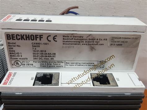 Cửa Hàng Vật Tư Tự Động Hóa Hcm Plc Ethernet Beckhoff Cx9001 1001