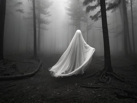 Premium Photo A Ghost In The Forest