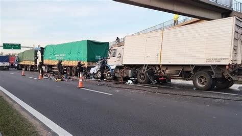 Demoras En La Panamericana Por Un Choque Múltiple Que Incluyó Cuatro
