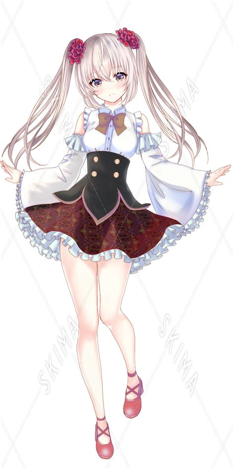 アイドル衣装の女の子【表情10種類】 Skima（スキマ）