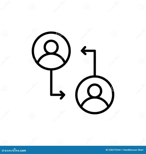 Peer To Peer Icon Stock Vector Illustration Of Sharing 338279244