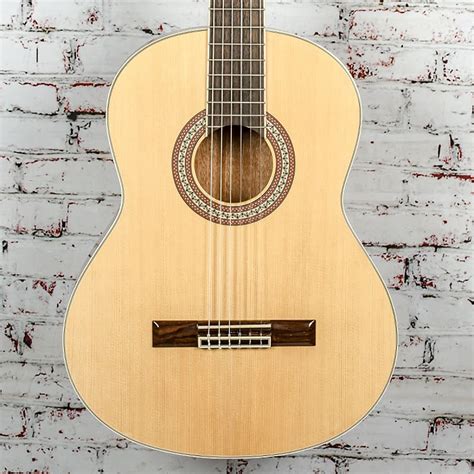 Unbranded Nylon String Classical Acoustic Guitar Natural Reverb