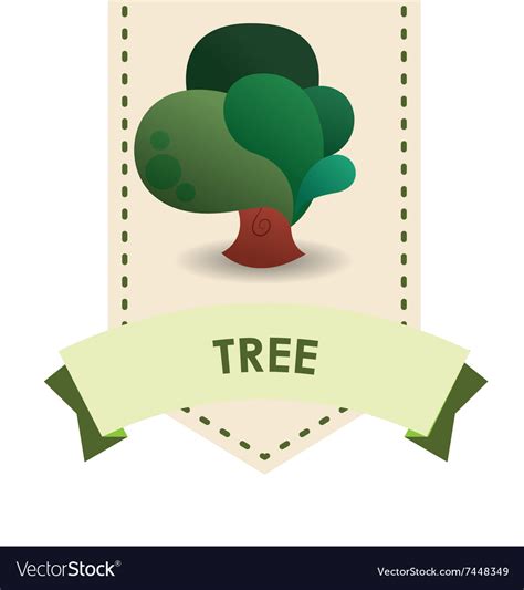 Tree Icon Design Royalty Free Vector Image VectorStock