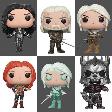 巫师3三游戏周边FunkoPOP杰洛特希里手办模型人偶玩具公仔摆件 虎窝淘