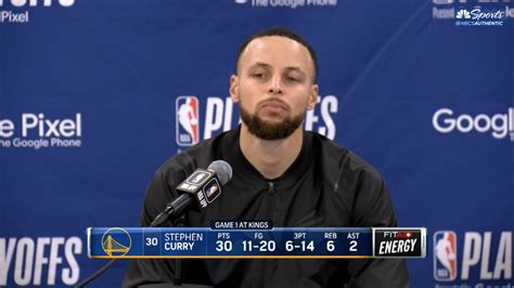 Warriors Steph Curry Describes Feelings After ‘high Energy Game 1